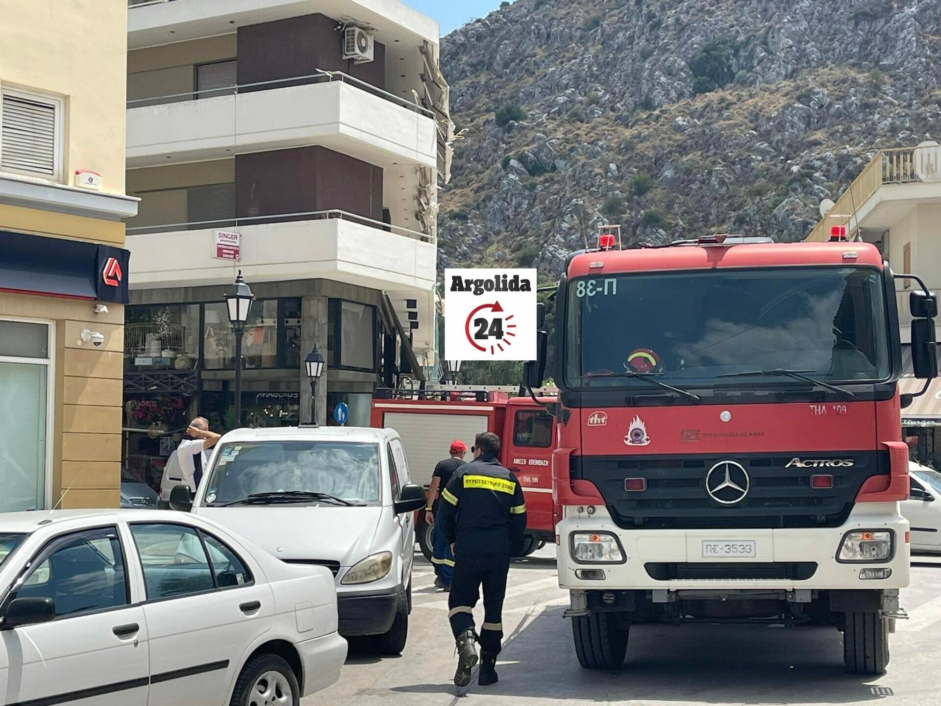 Φωτιά σε όχημα στο κέντρο του Ναυπλίου | Argolida24